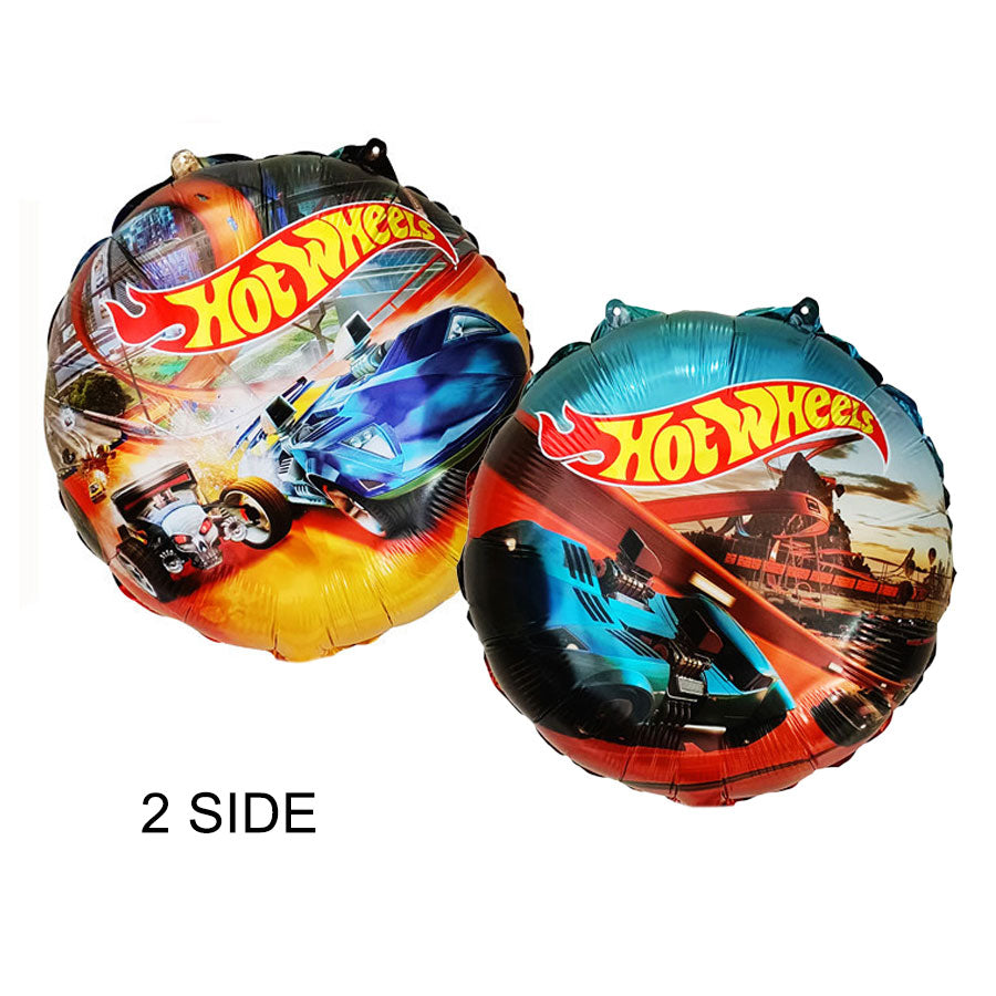 18" Hot Wheels Dual Side Balloon | Delivery Helium Balloons Singapore ...