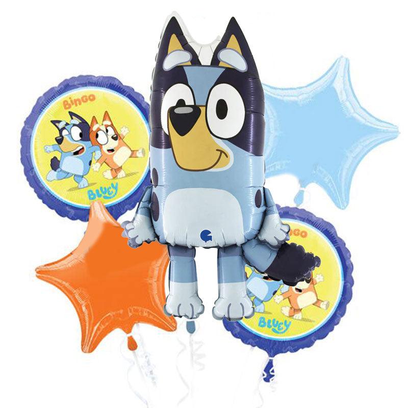 Bluey Puppy Balloon Bouquet | Party Supplies Balloons Singapore – Kidz ...