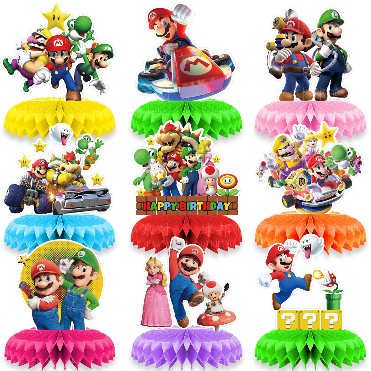 Super Mario Table Centerpiece Decorating Kit | Party Stuff Singapore ...