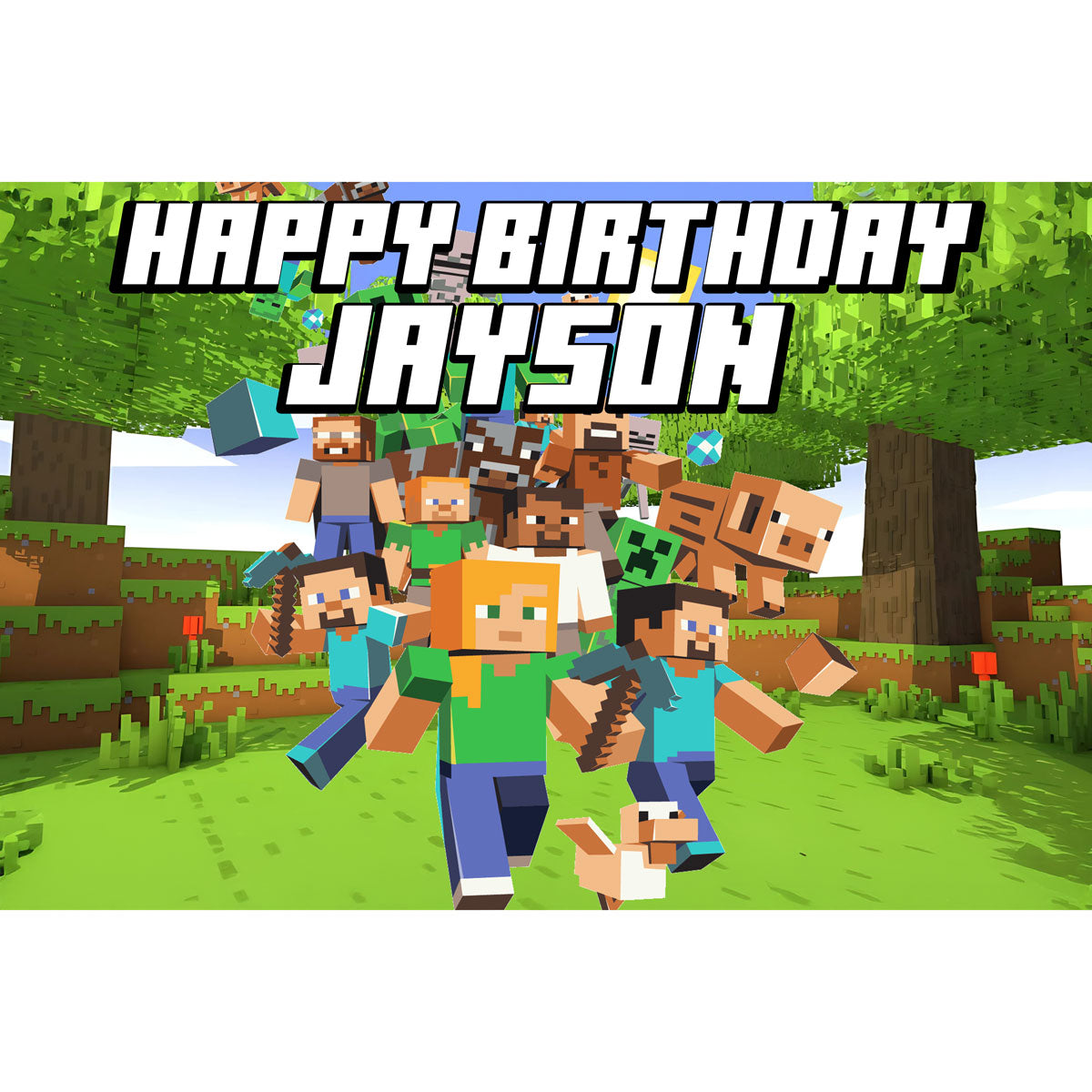 Minecraft Printable Birthday Cards For Boys Minecraft Birthday