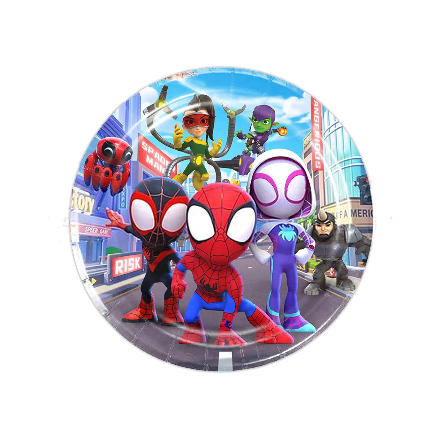 Spidey & His Amazing Friends Plates | Singapore Party Supplies Stuff ...