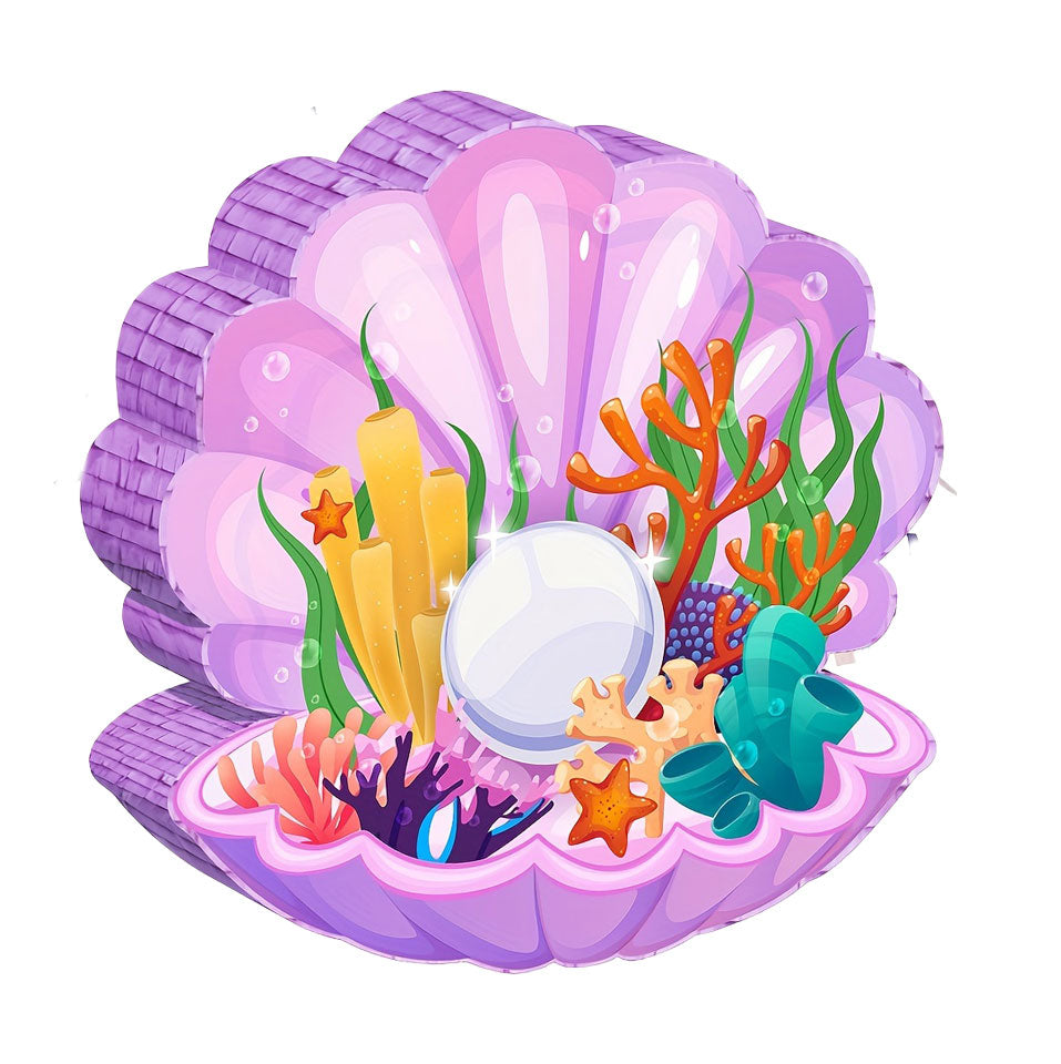 Sea Shell Shaped Pinata | Party Activities, Birthday Decoration - Kidz ...