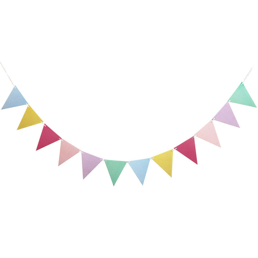 Colorful Rainbow Birthday Flag Banner Deco | Party Supplies Singapore ...