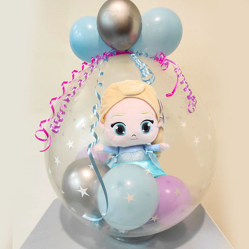 Frozen Elsa Plush Toy in Balloon Gift Singapore- Birthday, Graduation ...