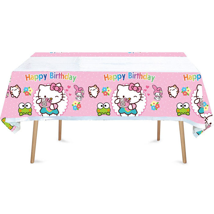 Hello Kitty Kawaii Party Table Cover | SG Wholesale Party Supplies ...