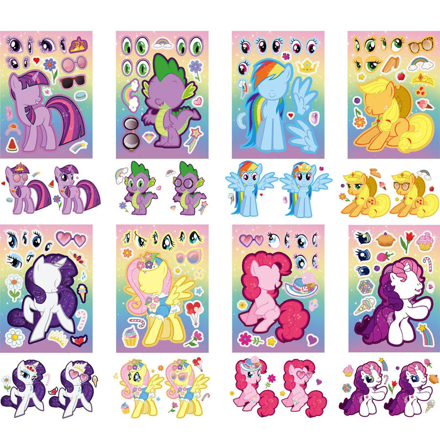 My Little Pony Make a Face Sticker Book - Kids Activities Goody Bag ...