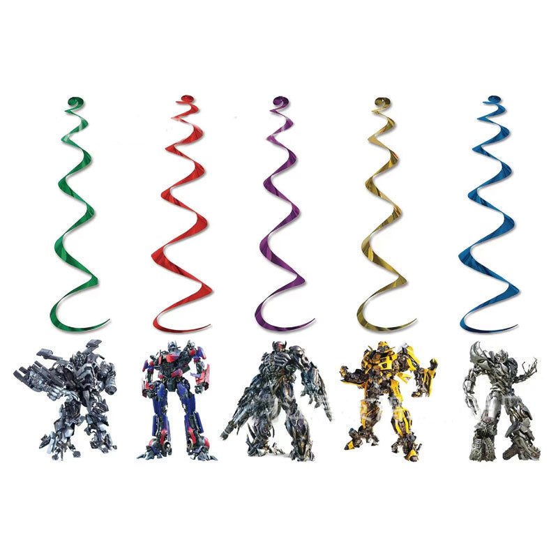 Transformers Party Swirl Decoration | Balloons, Party Supplies SG ...