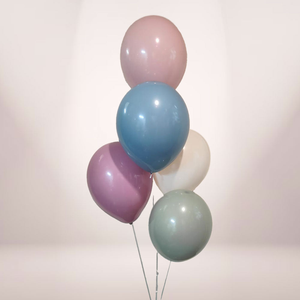 Twilight Colored Latex Balloon Bouquet | Delivery SG - 3 BALLOONS ...