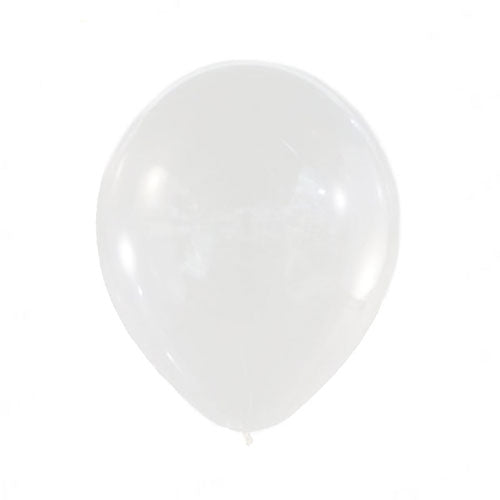 12" Transparent Clear Latex Balloon | Delivery Helium Balloons ...