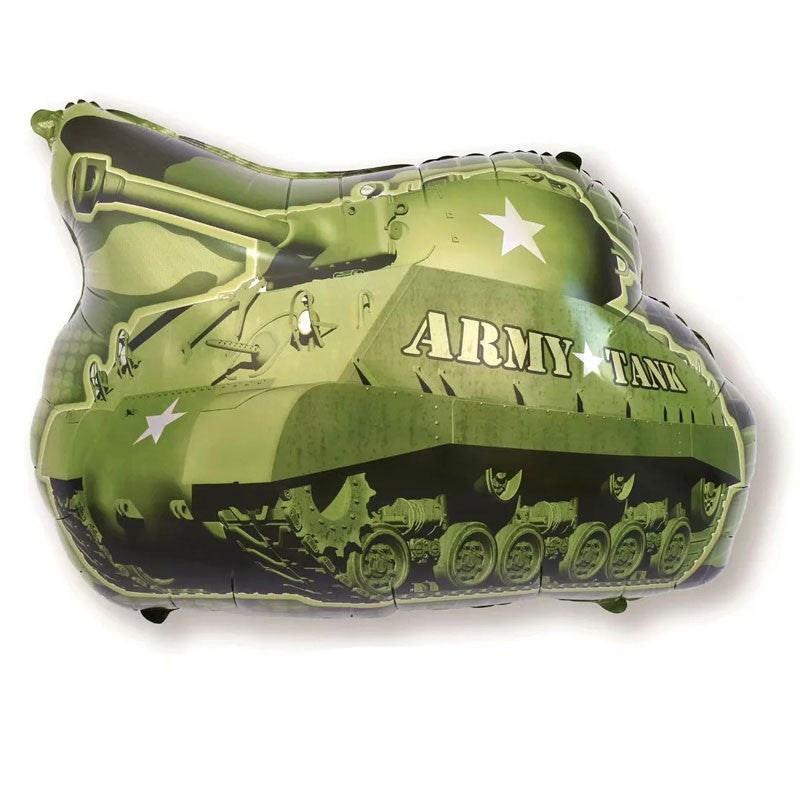 30" Army Tank Foil Balloon | Helium Transport Vehicles Balloons ...