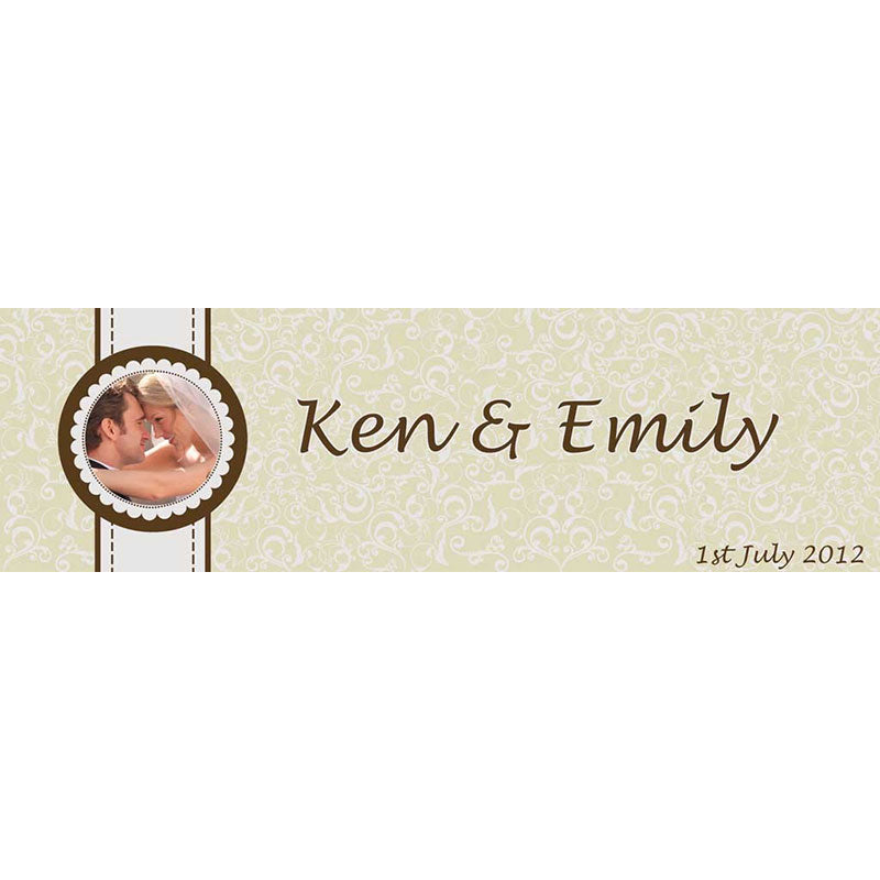 Personalized Photo Classic Ivory Banner – Kidz Party Store