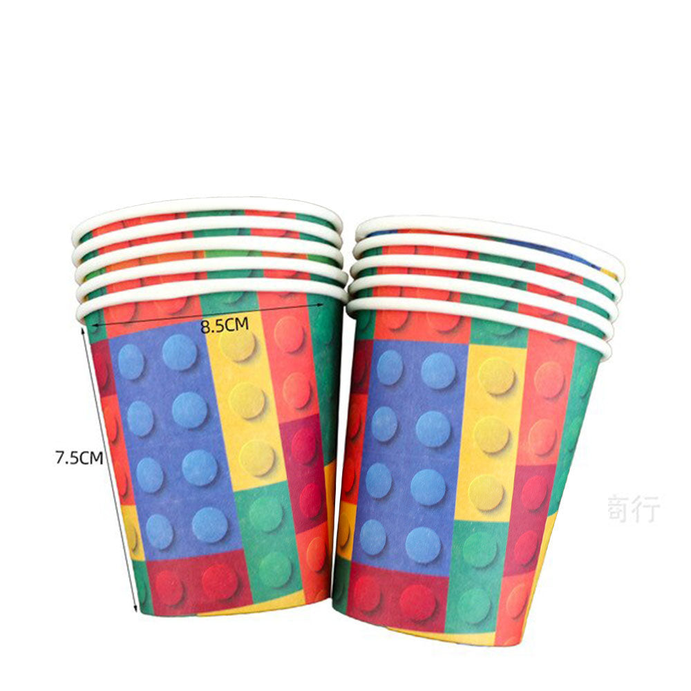 Building Bricks Party Cups | Singapore Wholesale Party Supplies Stuff ...