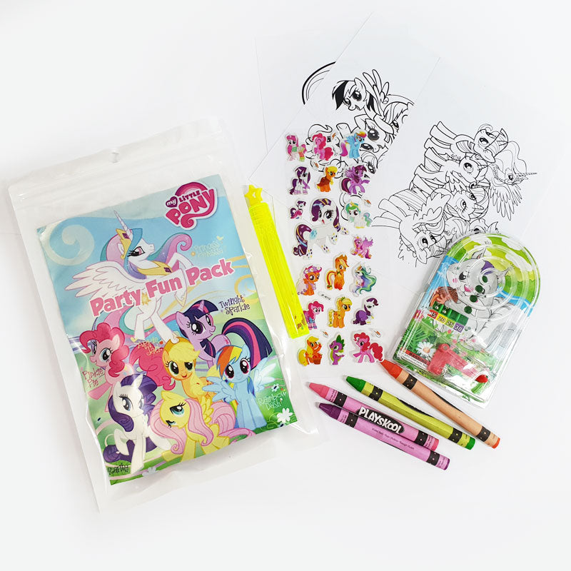 My Little Pony Party Fun Pack | Gift Favour, Party Game, Door Gifts ...