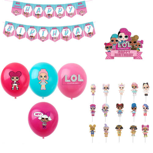 Lol Birthday Party Kit with Balloons| Party Supplies Singapore – Kidz ...