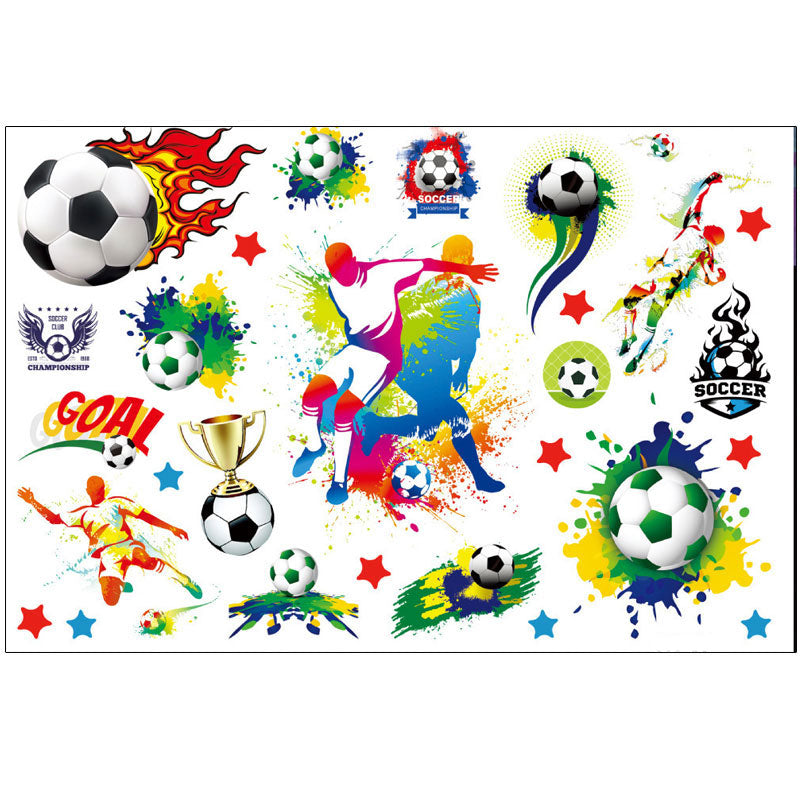 Soccer Party Tattoos Sheet | World Cup Football, Premier League Party ...