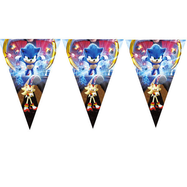 Sonic the Hedgehog Party Flag Banner | Sonic Party Supplies Singapore ...