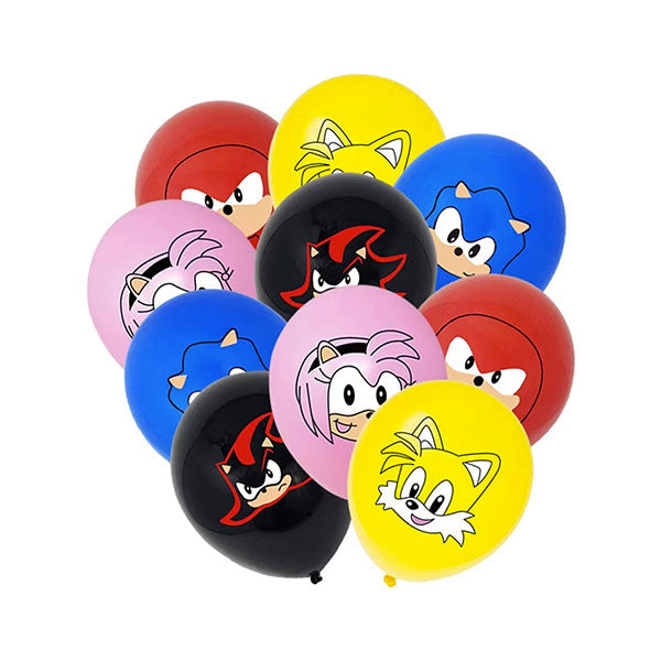 Sonic the Hedgehog Latex Balloons | Delivery Helium Balloon Singapore ...